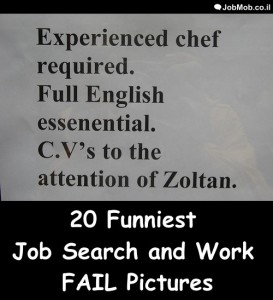 20 Funniest Job Search and Work FAILs