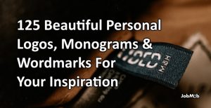 👩‍🎨 125 Beautiful Personal Logos, Monograms & Wordmarks For Your ...